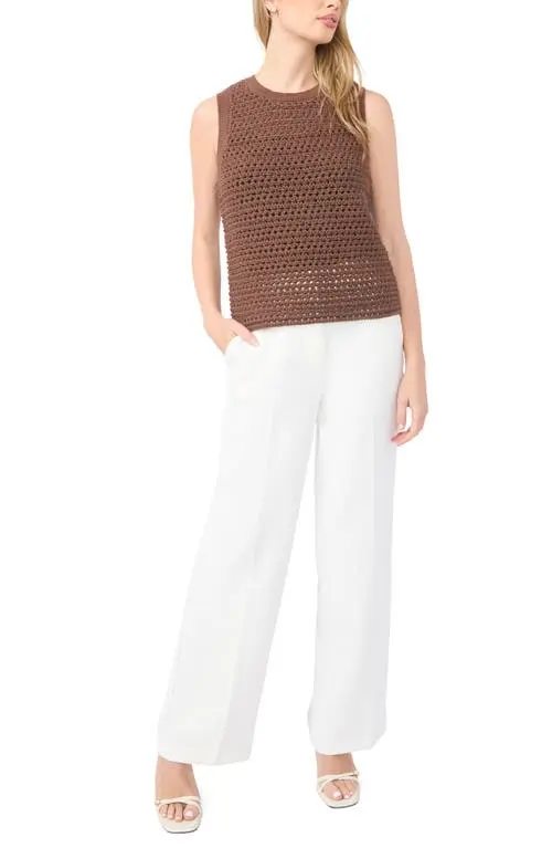 Halogen Open Stitch Sweater Tank