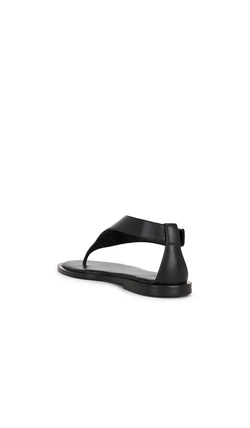Balmain Anthem Thong Sandal - Black