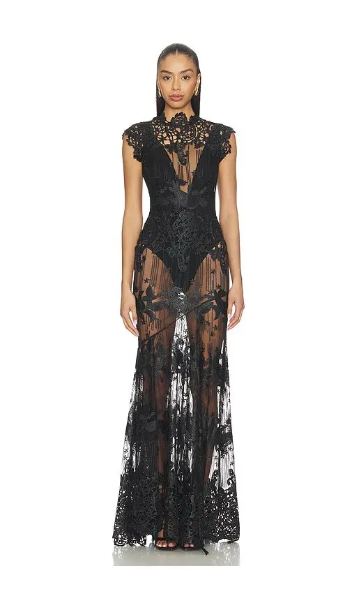 ZHIVAGO Stolen Dreams Gown - Black