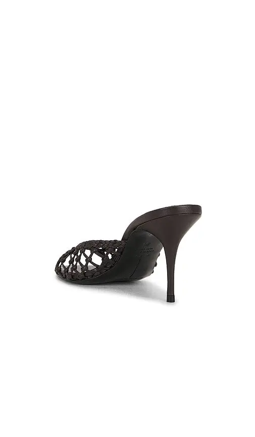 BLACK SUEDE STUDIO Peach 80 Mule