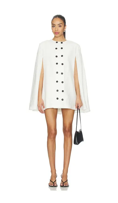 SELMACILEK Button Down Cape Jacket