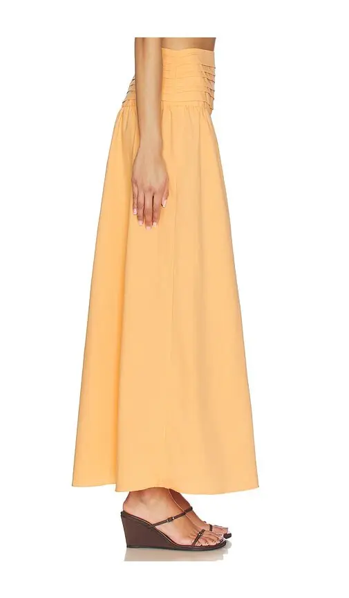 Peixoto Rowan Maxi Skirt - Orange
