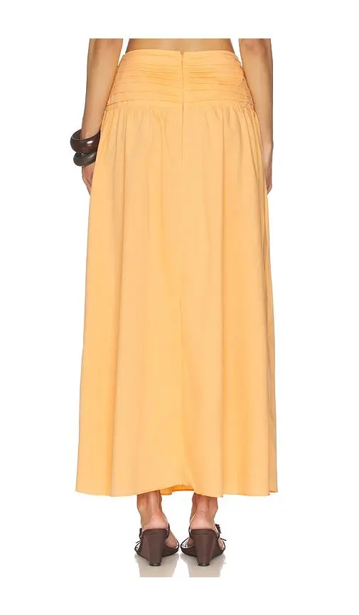 Peixoto Rowan Maxi Skirt - Orange