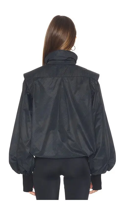 Perfect Moment Scratch Houndstooth Bomber Jacket