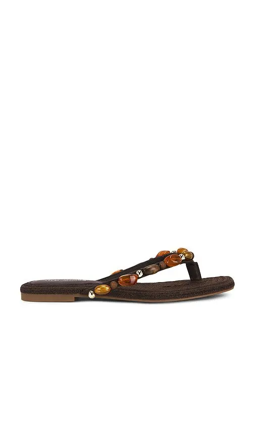 Steve Madden Marble Flip Flop - Brown