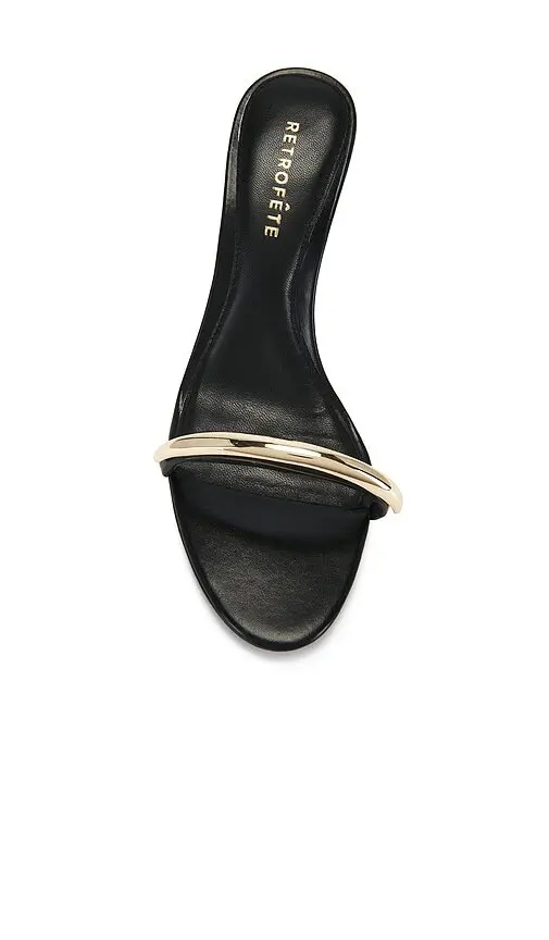 Retrofete Karli Sandal In With Gold-tone Hardware