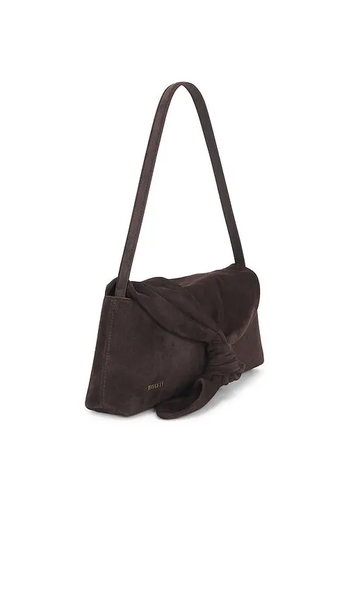 ROTATE BY BIRGER CHRISTENSEN Suede Knot Bag - Chocolate