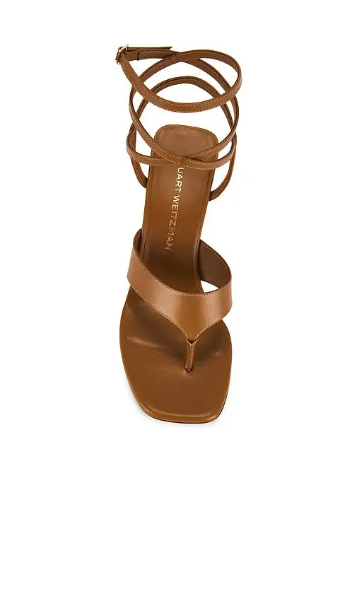 STUART WEITZMAN Vinnie Wrap Thong Sandal 85