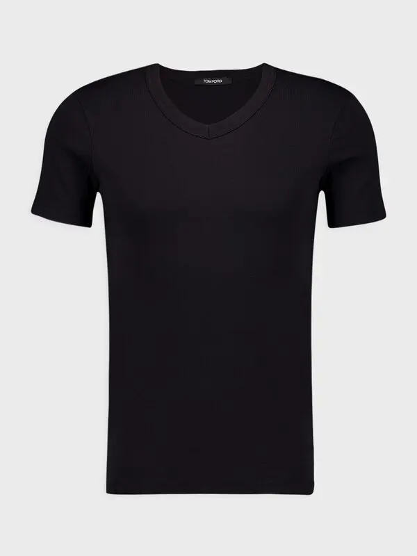 TOM FORD Cotton V-neck T-shirt