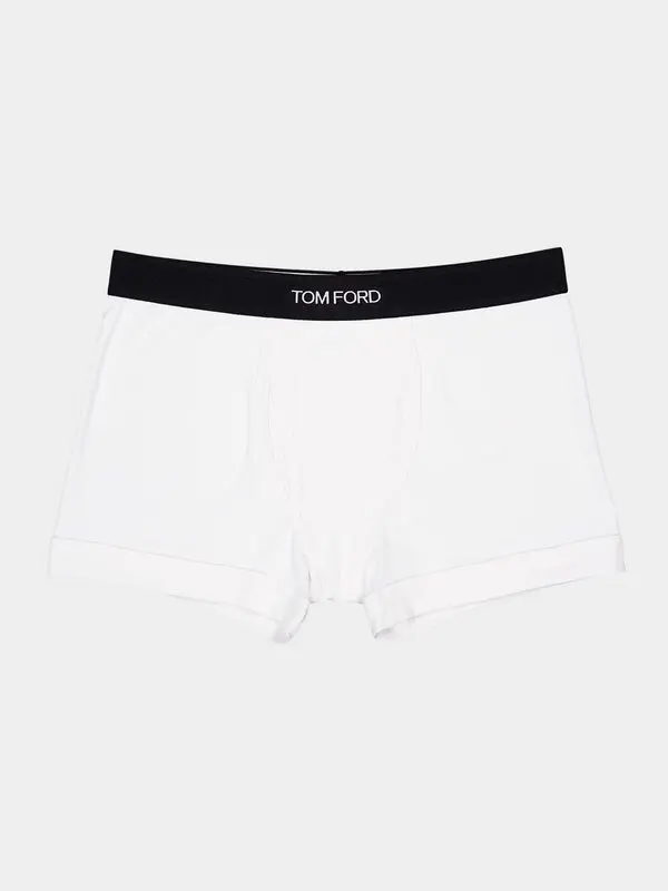 TOM FORD Logo Boxer Briefs - White