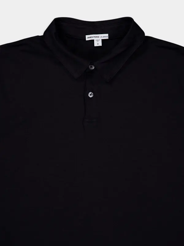 JAMES PERSE Classic Polo Shirt - Black