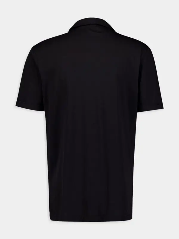 JAMES PERSE Classic Polo Shirt - Black