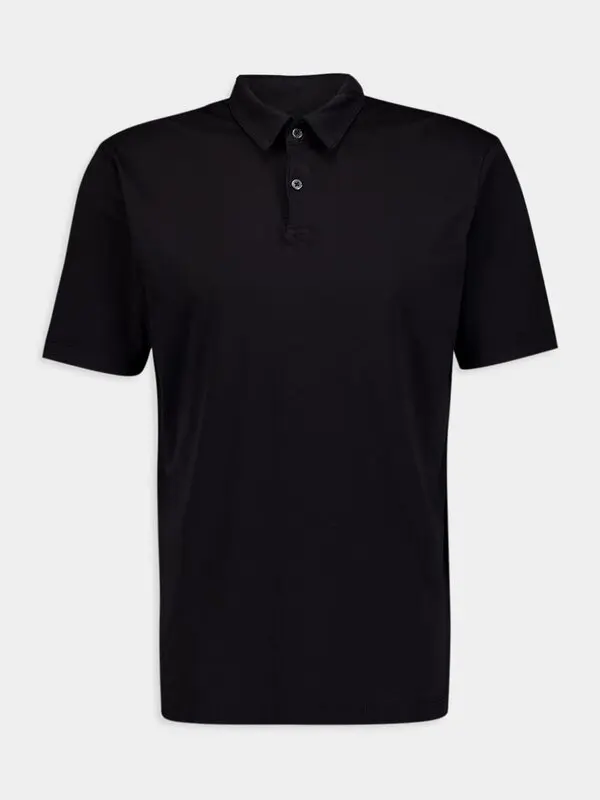 JAMES PERSE Classic Polo Shirt - Black