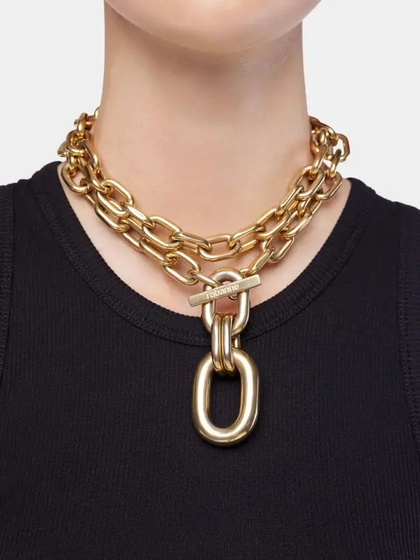 Rabanne Xl Link Necklace - Gold