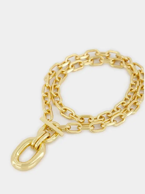 Rabanne Xl Link Necklace - Gold
