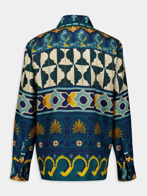 La DoubleJ Casareale Placée Silk Shirt - Multicolour