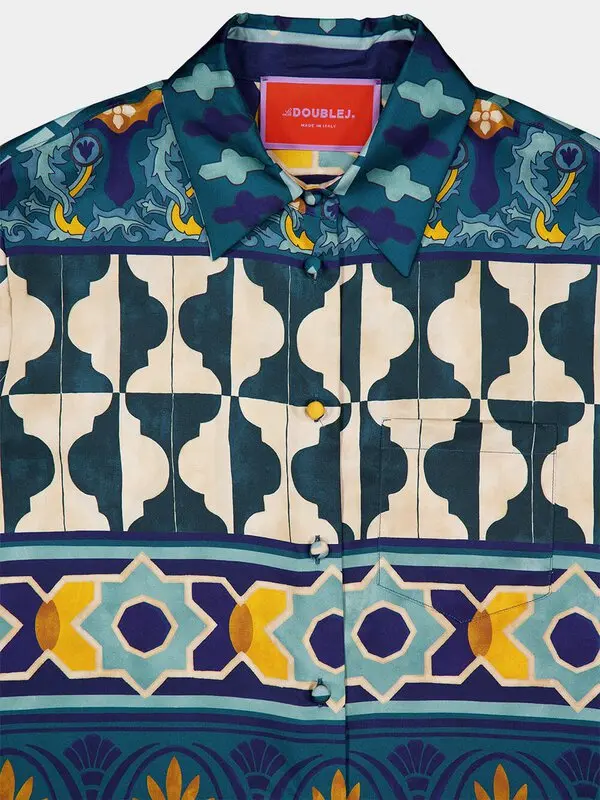 La DoubleJ Casareale Placée Silk Shirt - Multicolour