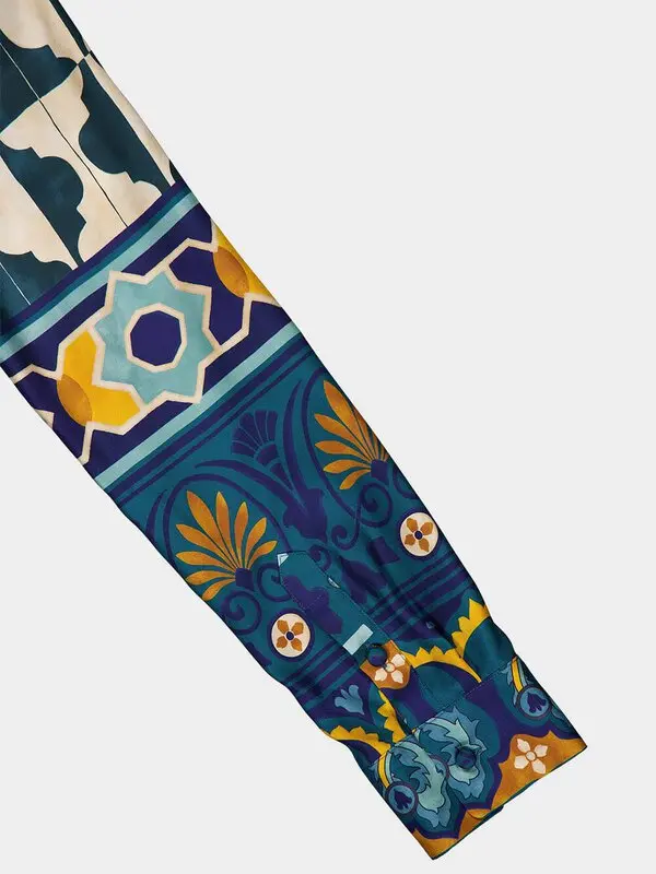 La DoubleJ Casareale Placée Silk Shirt - Multicolour