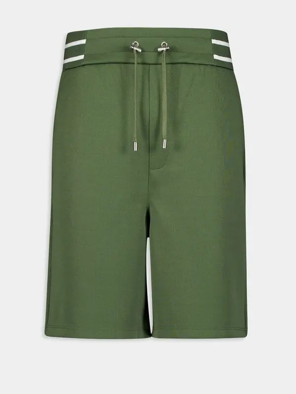 Balmain Pb Patch Bermuda Shorts