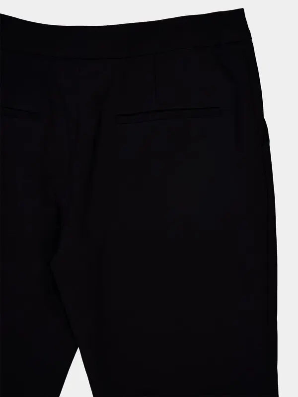 Balmain Crepe Flared Pants - Black