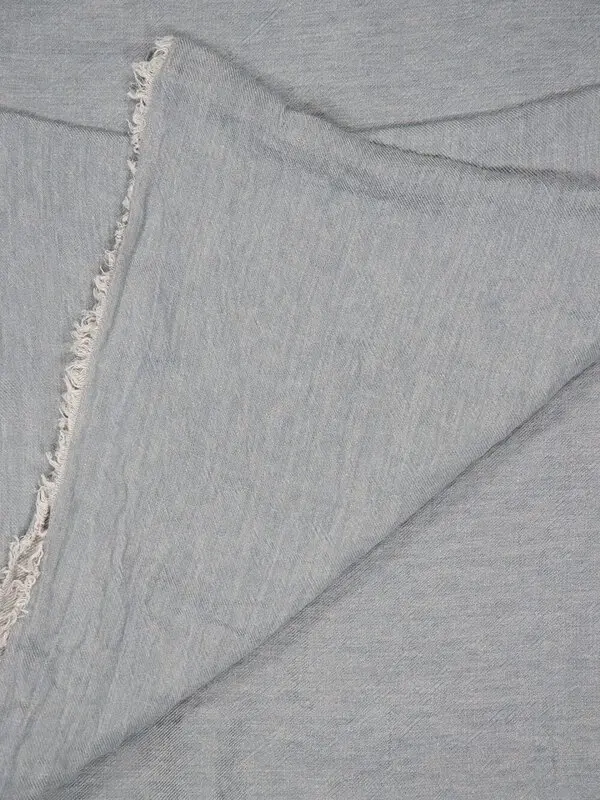 Maison De Vacances Crumpled Washed Linen Throw