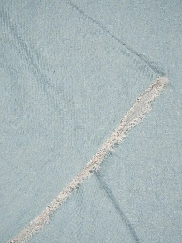 Maison De Vacances Crumpled Washed Linen Throw
