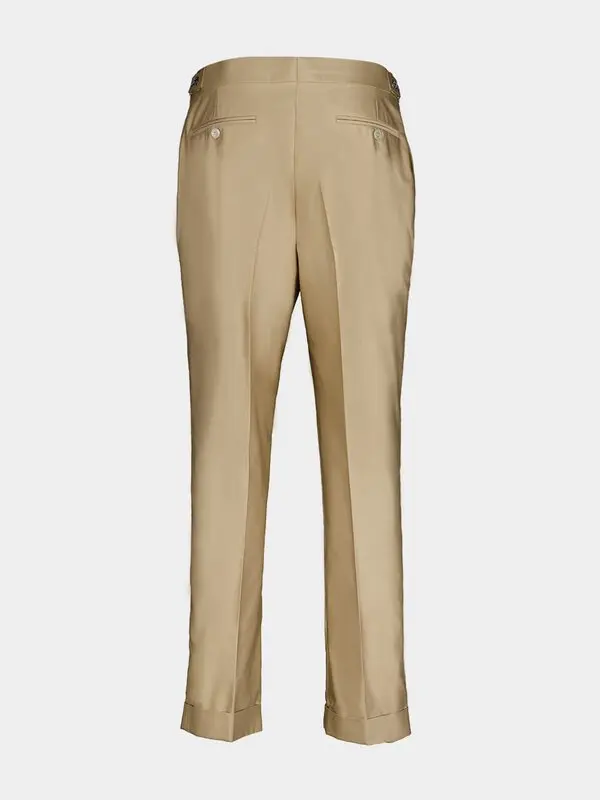 Alexander McQueen Cotton Trousers