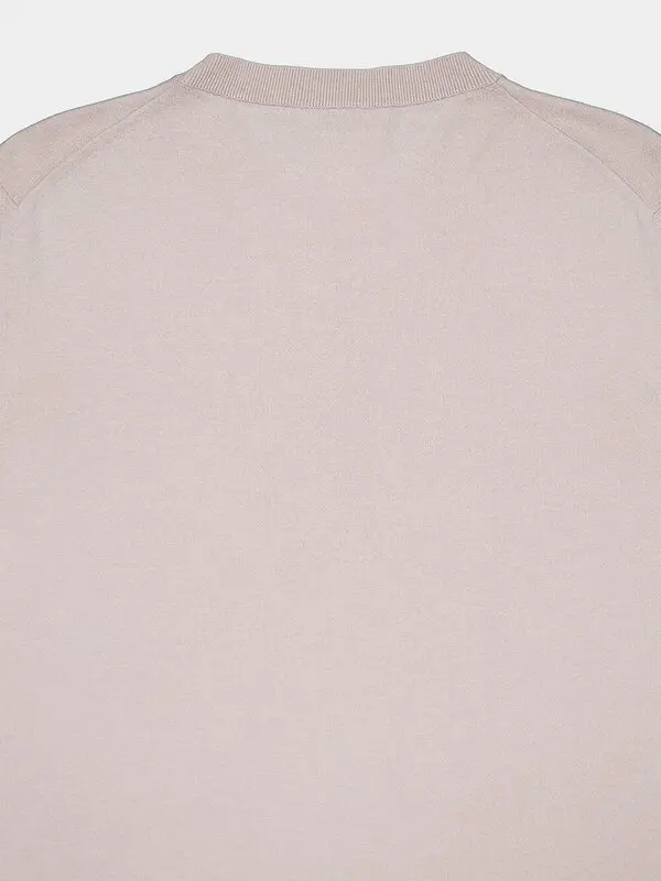 Boglioli Cotton-silk Blend T-shirt - Beige