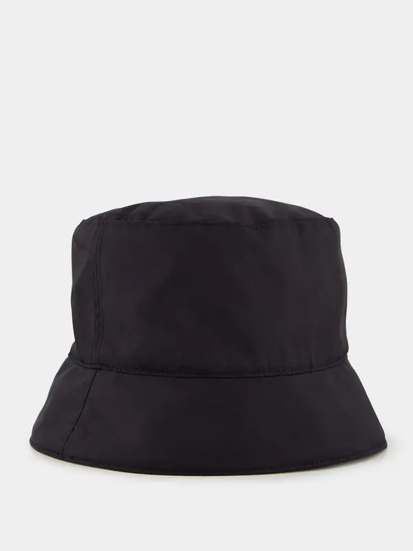 Valentino Garavani Toile Iconographe Reversible Nylon Bucket Hat - Black