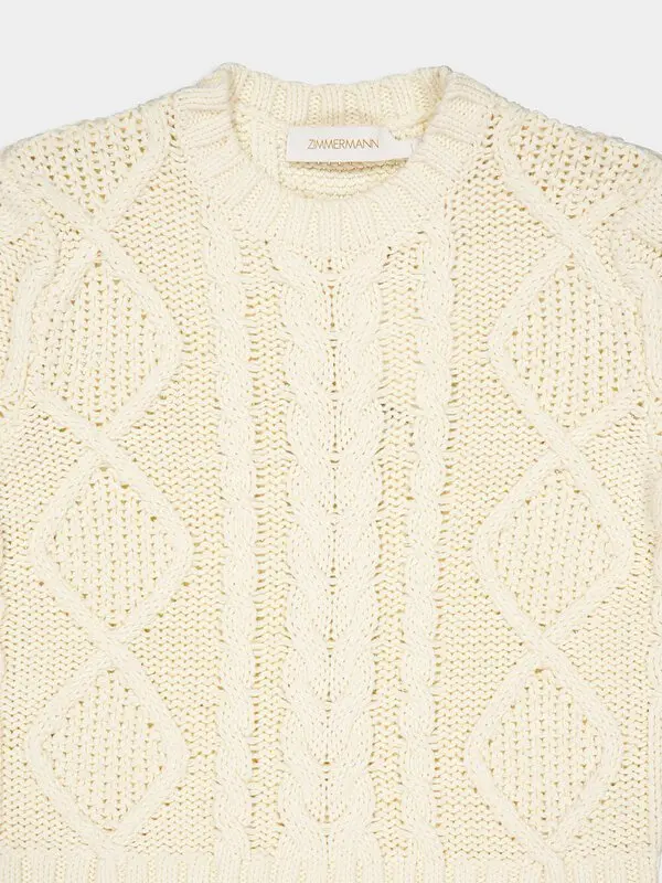 Zimmermann Cable Knit Sweater