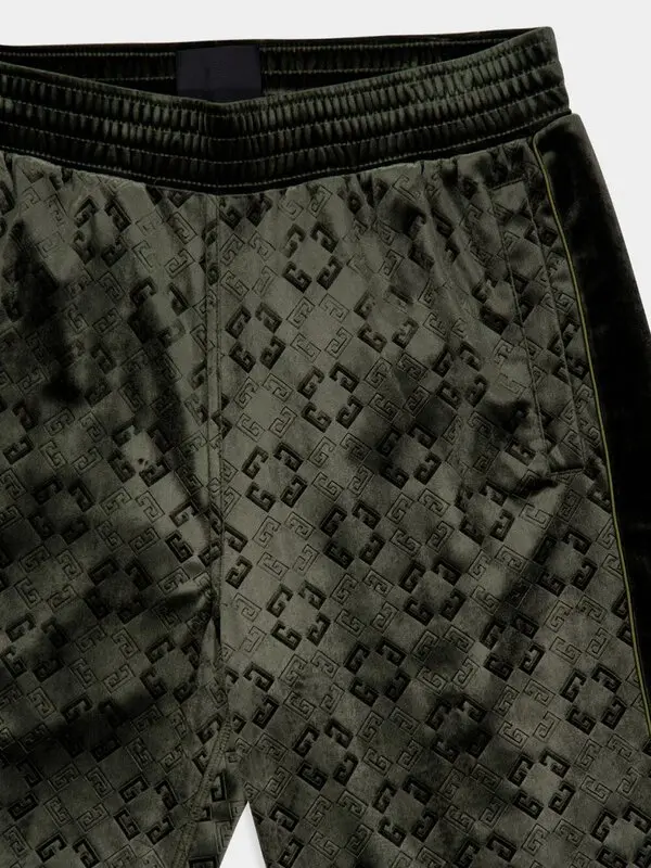 Givenchy Monogram Velvet Jogger Pants