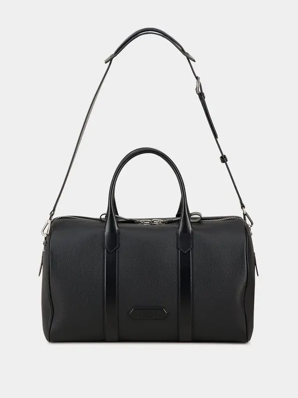 TOM FORD Grain Leather Duffle Messenger Bag