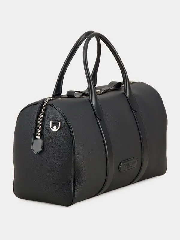 TOM FORD Grain Leather Duffle Messenger Bag