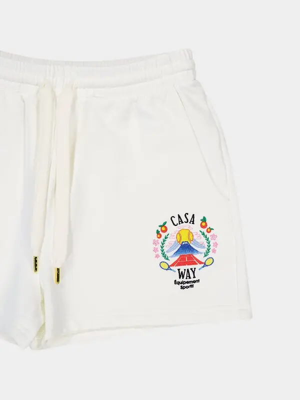 Casablanca Casa Way Sweatshorts - White