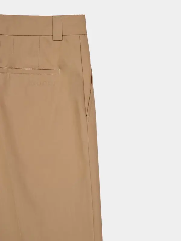 Gucci Cotton Poplin Pants