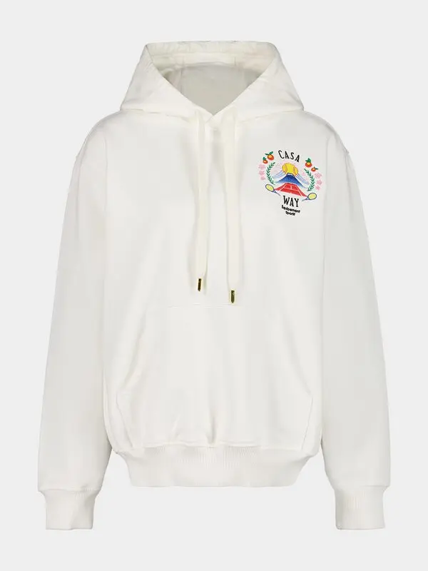 Casablanca Off-casa Way Sweatshirt - White