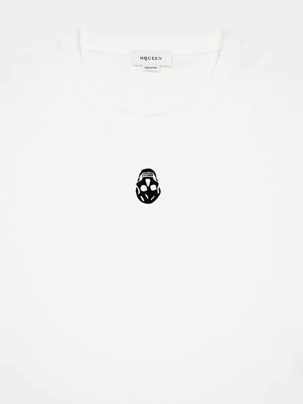 Alexander McQueen Skull Cotton T-shirt - White