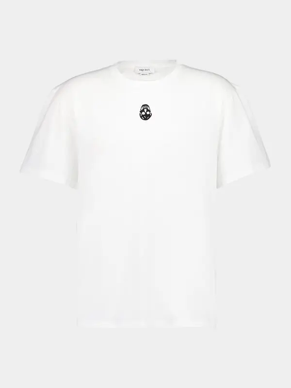 Alexander McQueen Skull Cotton T-shirt - White
