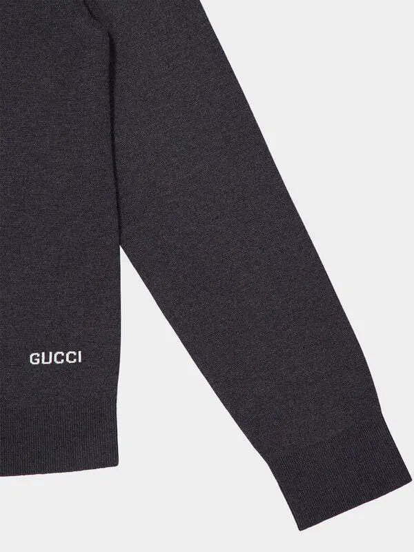 Gucci Silk Cotton Crewneck Jumper