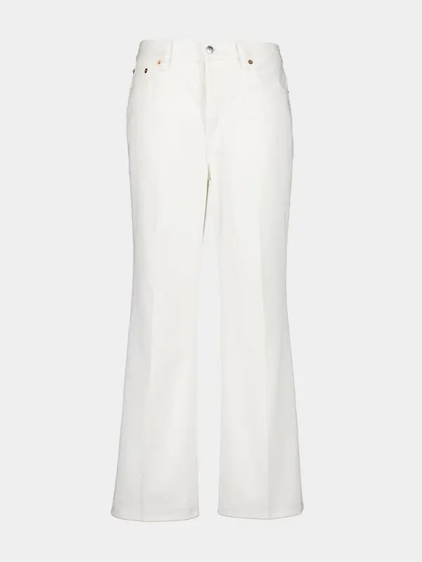 Gucci Flared Trumpet Jeans - White