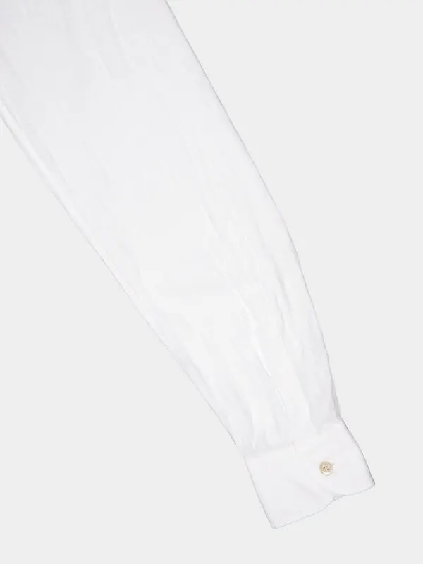 Boglioli Linen Classic Shirt - White