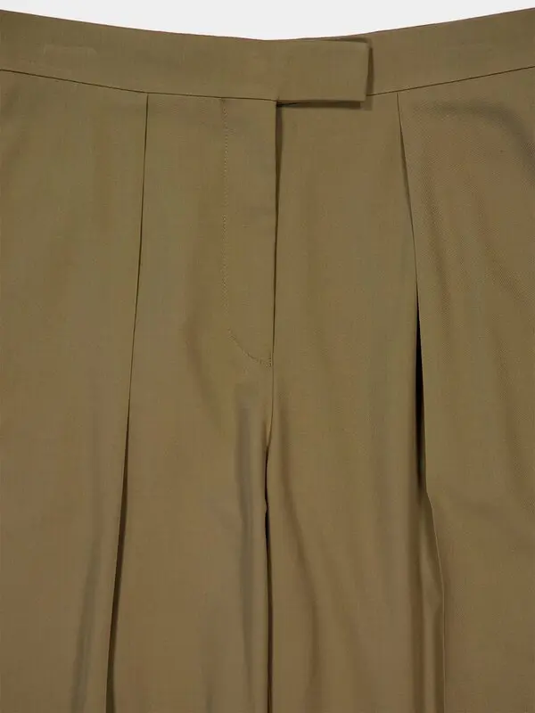 FERRAGAMO High-waisted Pleated Trousers