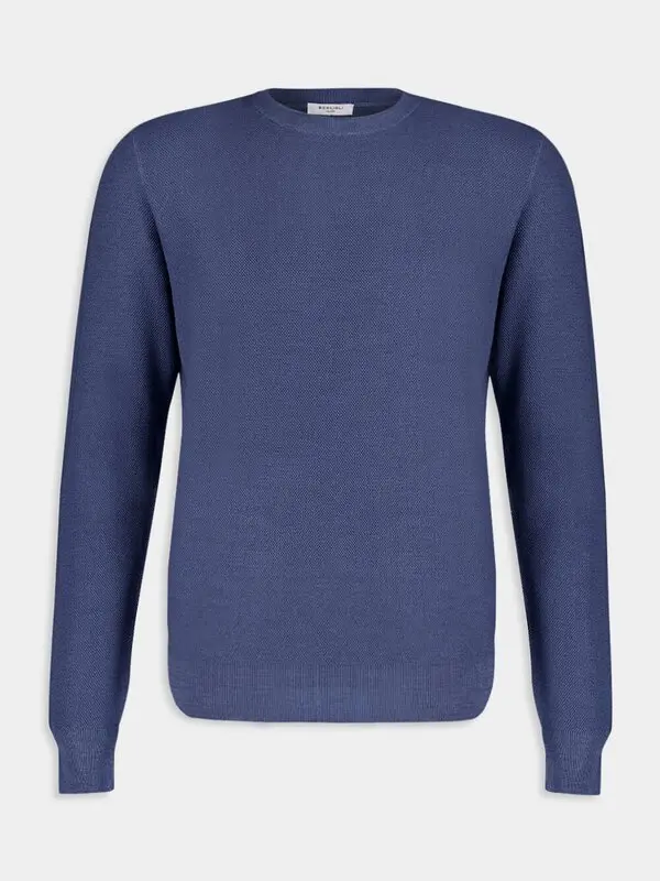 Boglioli Wool Sweater - Blue