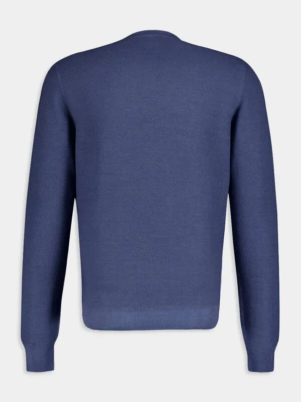 Boglioli Wool Sweater - Blue