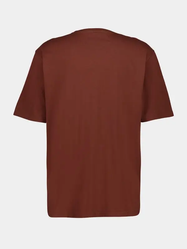 Alexander McQueen Rust Bordeaux Skull T-shirt