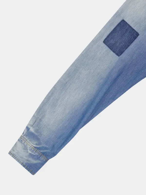 Givenchy Patchwork Denim Shirt