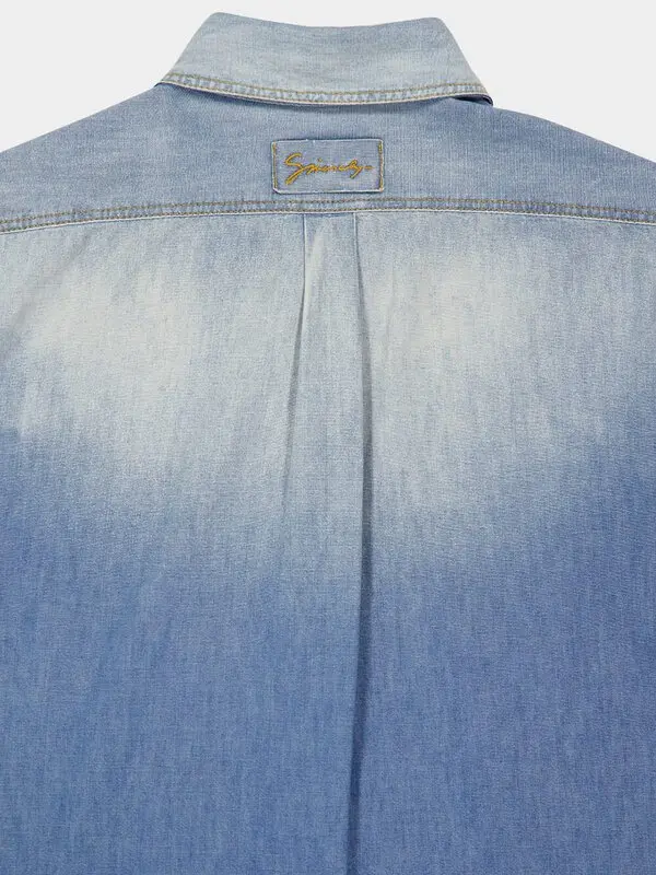 Givenchy Patchwork Denim Shirt