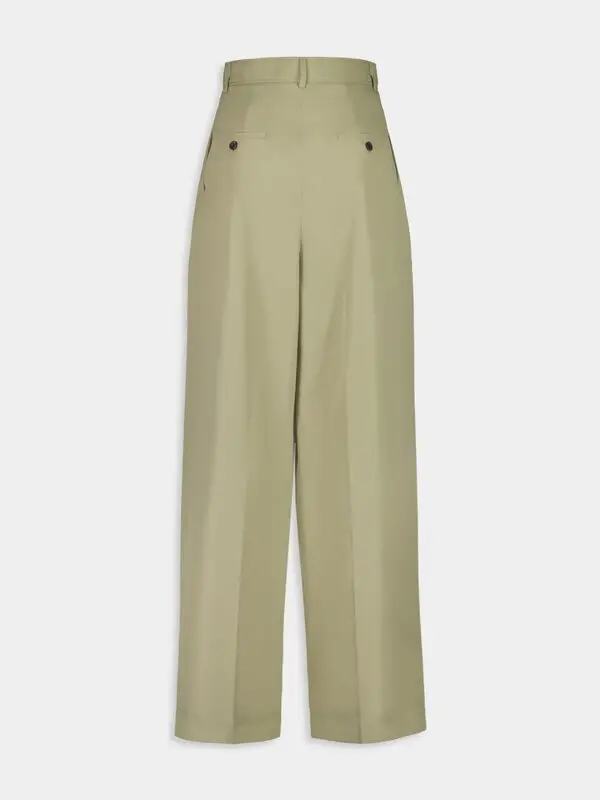 La DoubleJ Brooklyn Cotton Trousers - Green
