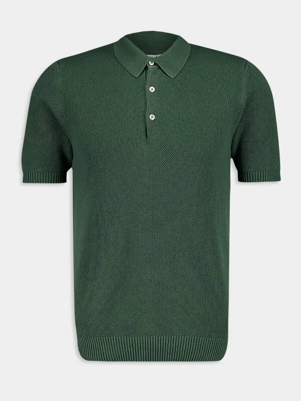 Boglioli Cotton Polo - Green