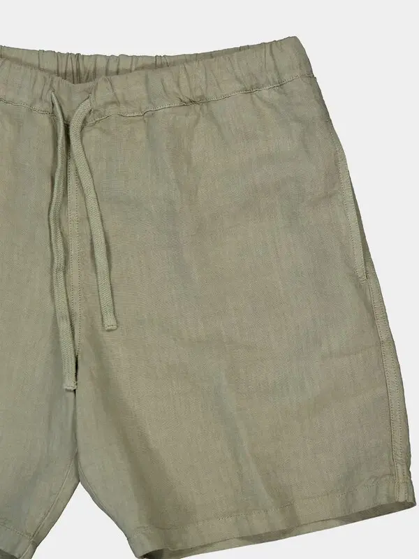 120% Lino Linen Bermuda Shorts